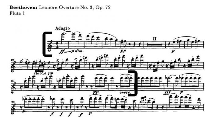 Beethoven Leonora overture 3 flute orchestra excerpts – Orchestra Excerpts